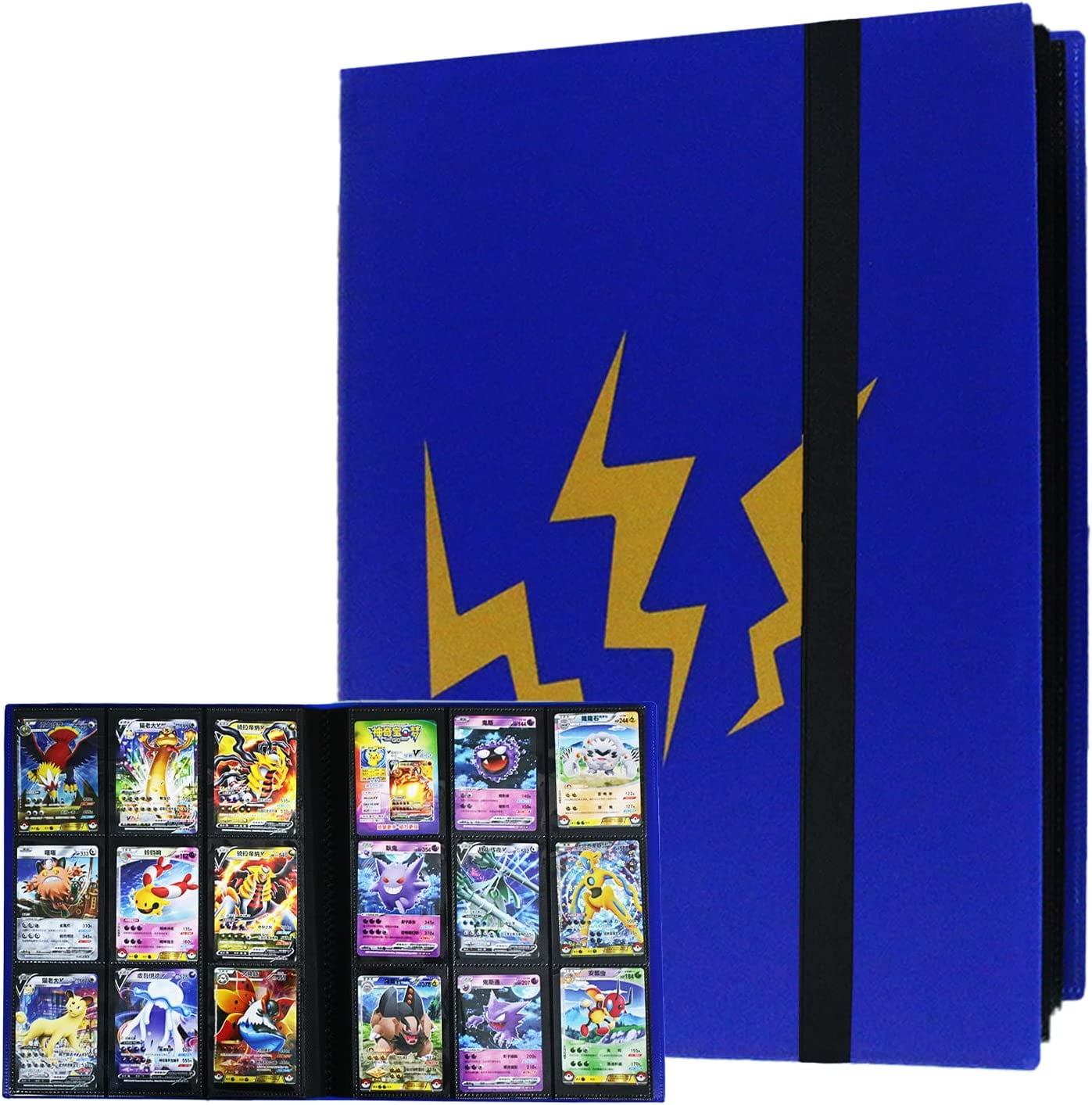9 Pocket Trading Card Album Scrapbook Trading Cards Album Binder with ...