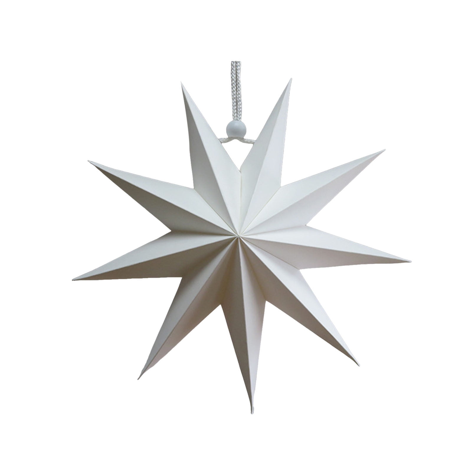 9 Point Paper Folding Hanging Star Decoration for Christmas Wedding ...