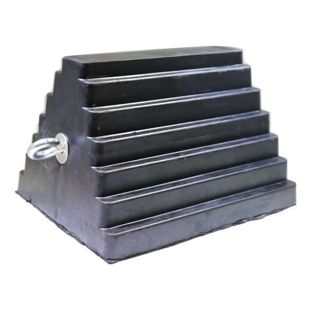 9 Pound Rubber Wheel Chock | WC - Walmart.com