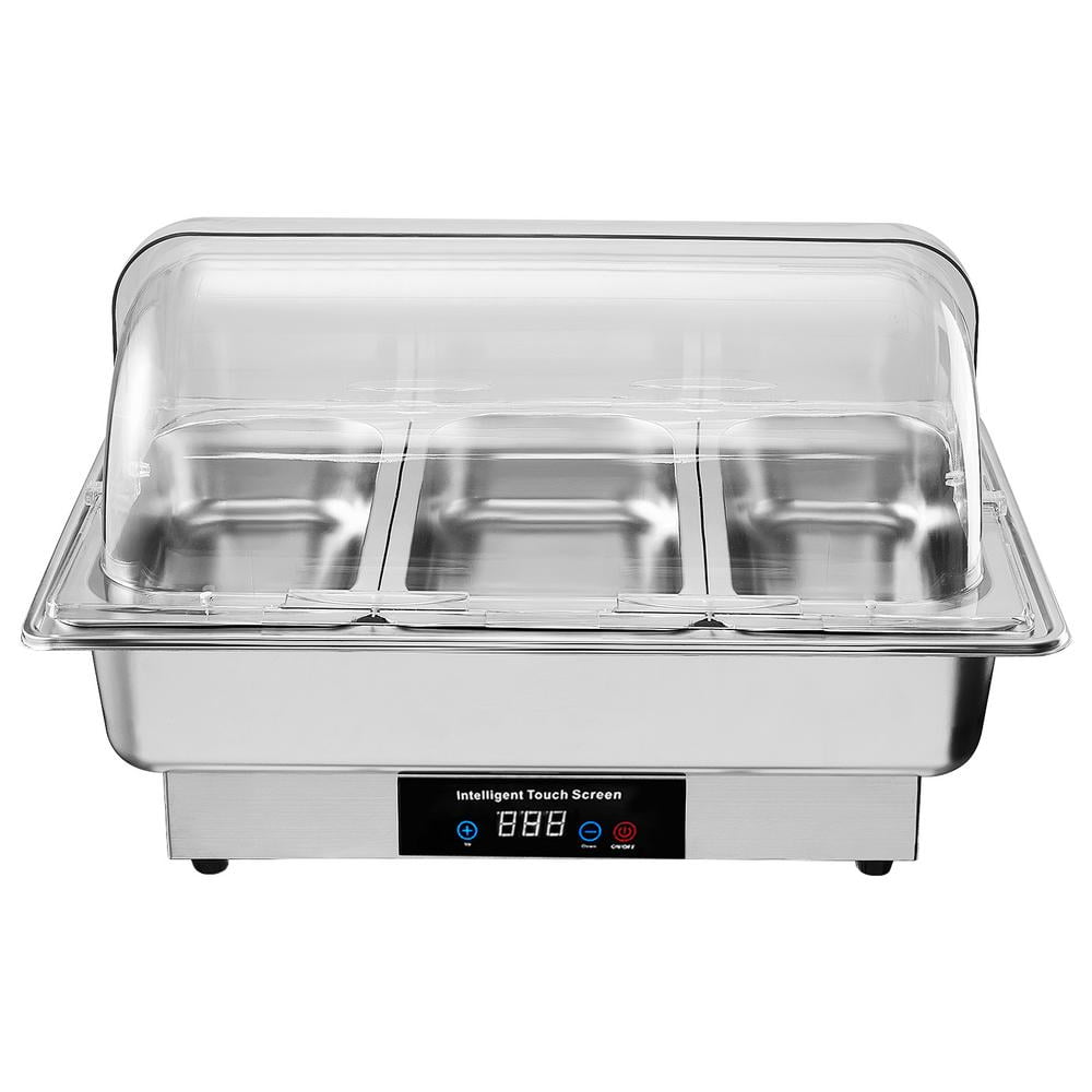 TOHU 9 Qt Electric Chafing Dishes, Stainless Steel Buffet Servers with ...