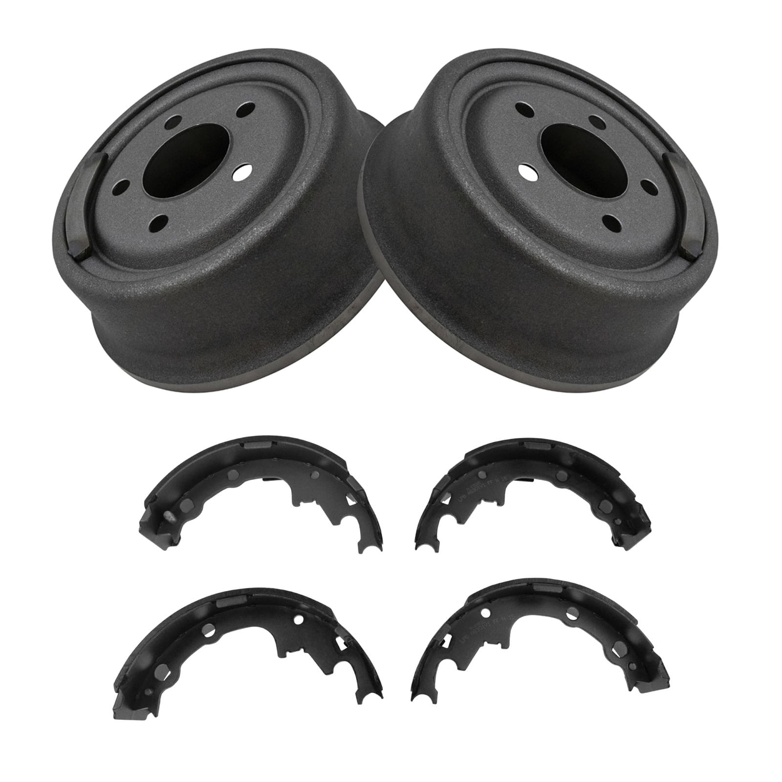 9" Rear Brake Drum & Shoe Set Pair for Wrangler Comanche Cherokee ...