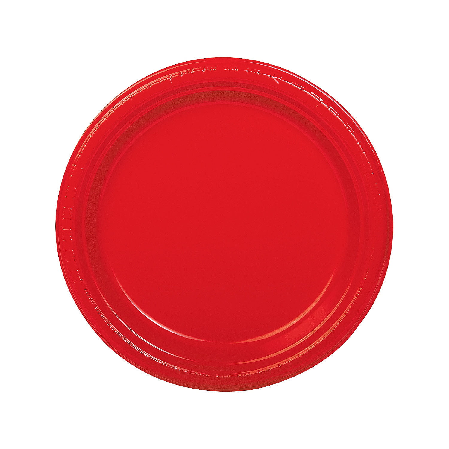 9" Red Plastic Plates (20Pc) - Party Supplies - 20 Pieces - Walmart.com