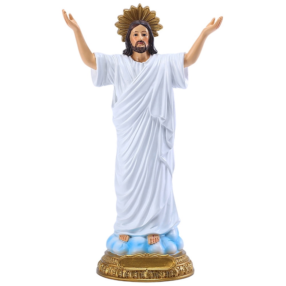 9" Risen Jesus Christ Statue, Sacred Divine Mercy Lord Inspirational ...