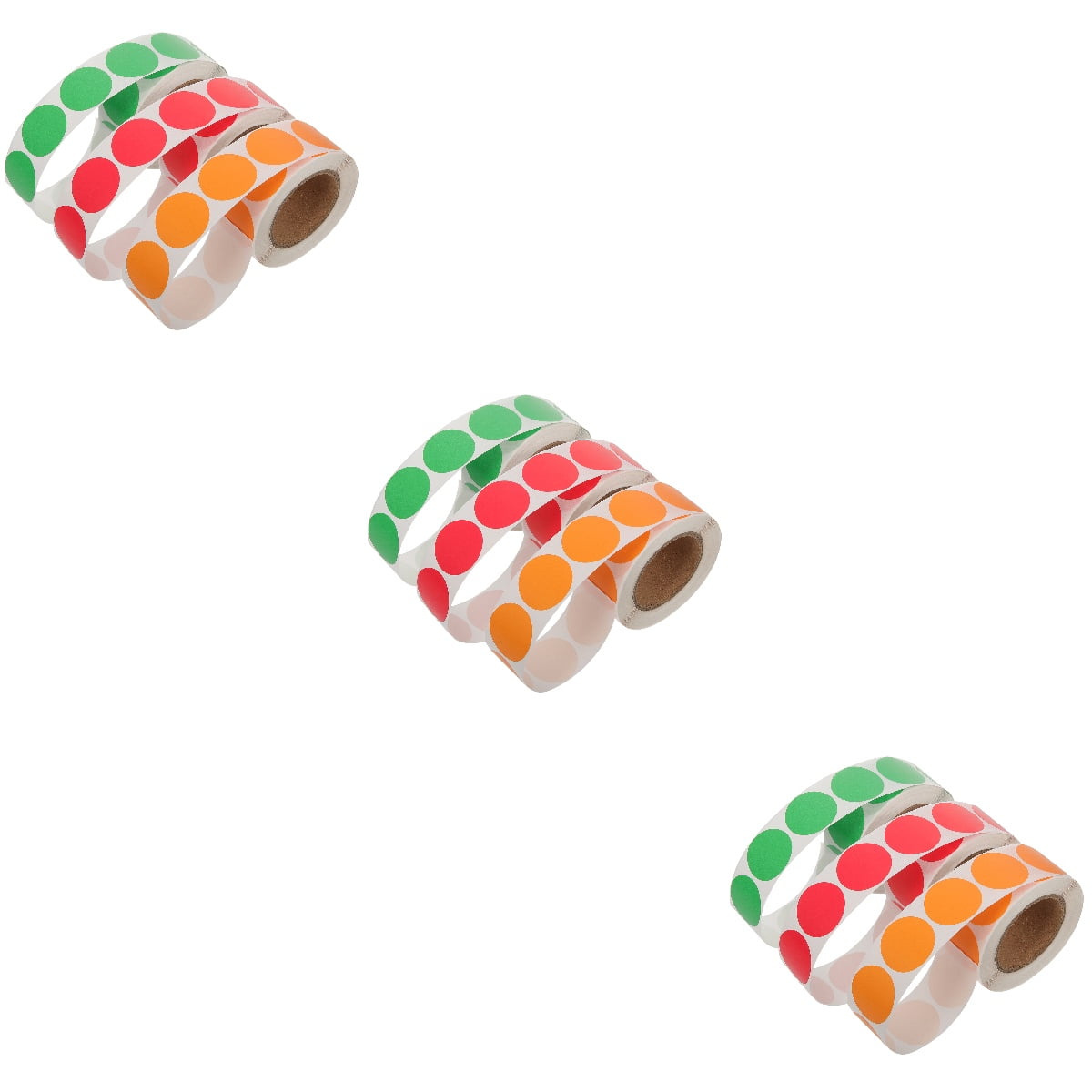 9 Rolls Dot Mark Sticker Stickers Labels Computer for Laptop Alphabet ...