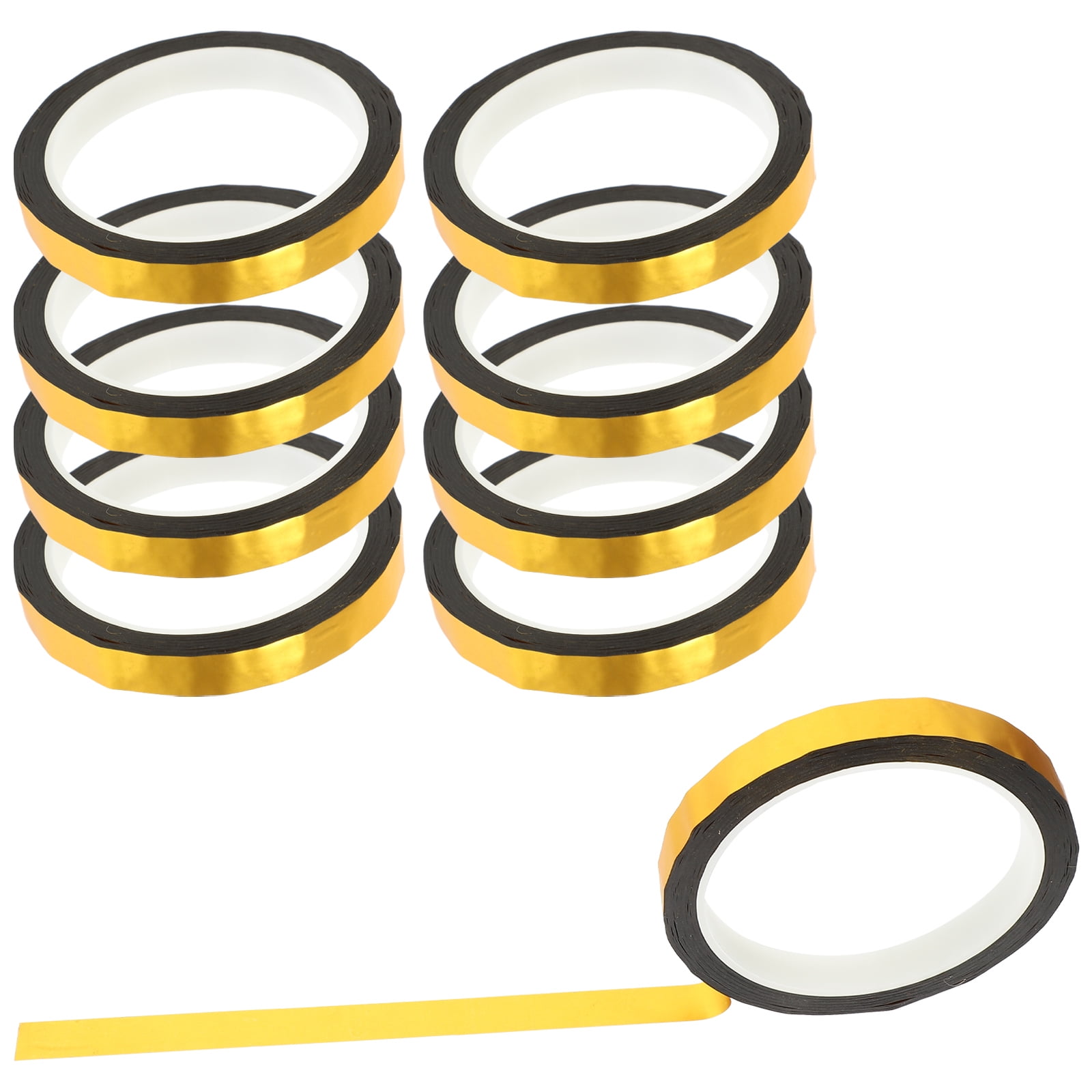 9 Rolls Golden Tape Wound Tape Gold Decor Tape for Walls Decorative ...