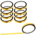 9 Rolls Golden Tape Wound Tape Gold Decor Tape for Walls Decorative ...