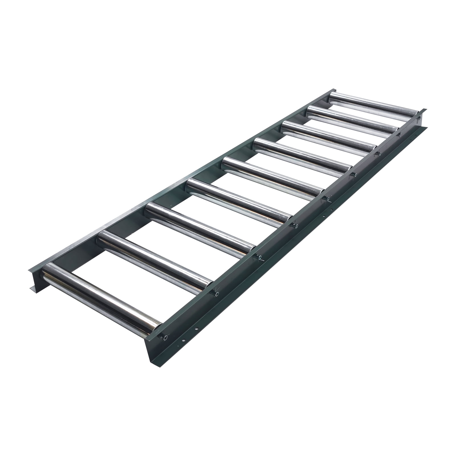 9 Rolls Gravity Conveyor Roller Portable Stainless Steel Manual Roller ...
