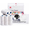 [9 Rolls] PHOMEMO Clear Sticker Printer Paper, 53mm 20-Year Durable ...