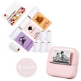 [9 Rolls] PHOMEMO Colored Thermal Printer Paper Stickers 50mm, Pink ...