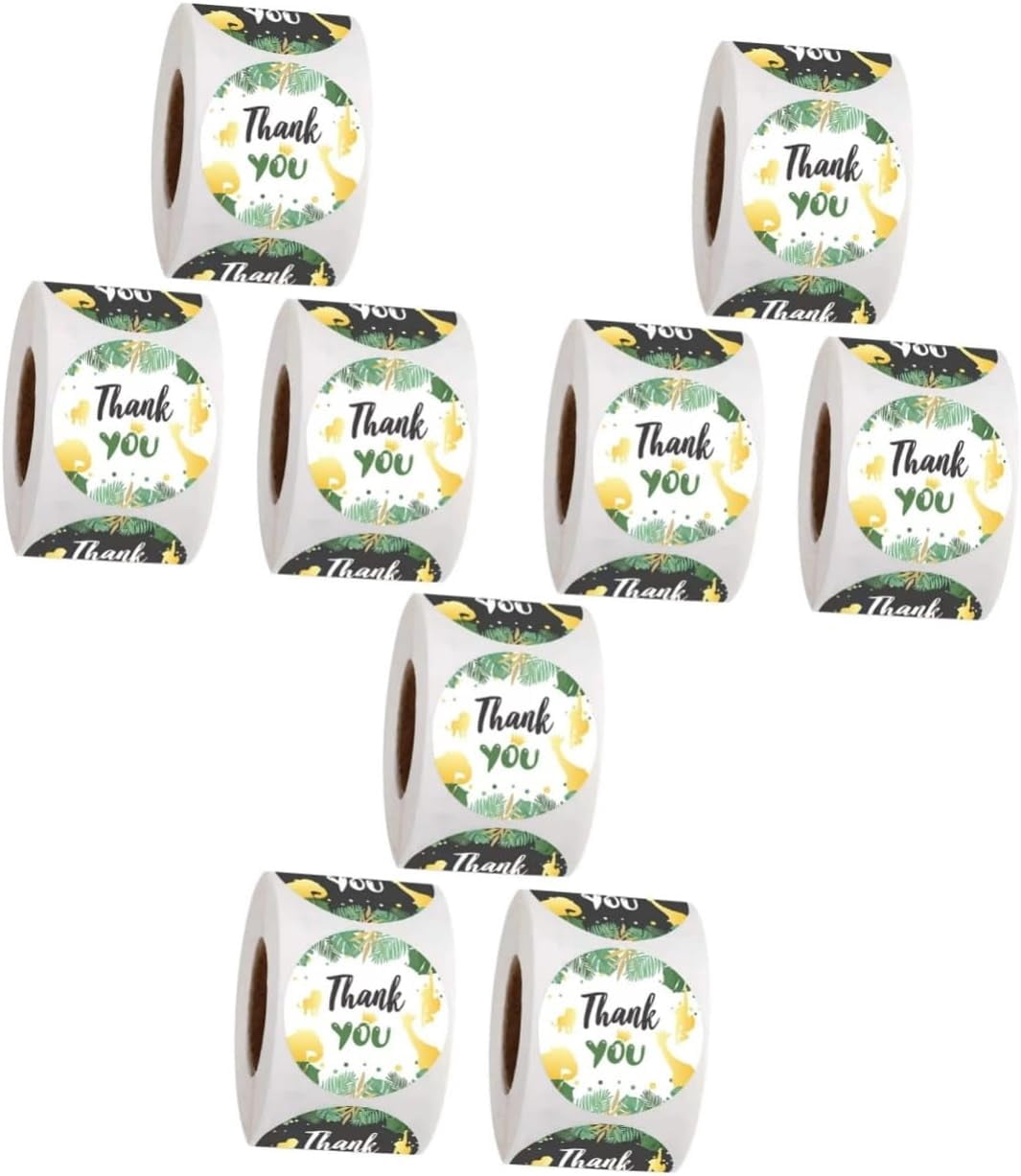 9 Rolls Stickers Floral Envelopes Floral Decorations Plant Christmas ...