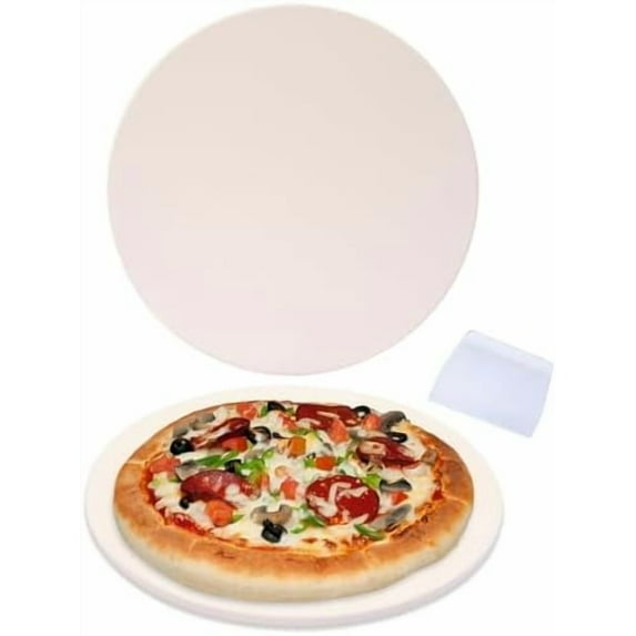 9” Round Small Pizza Stone for Toaster Oven | Cordierite Grilling Stone ...