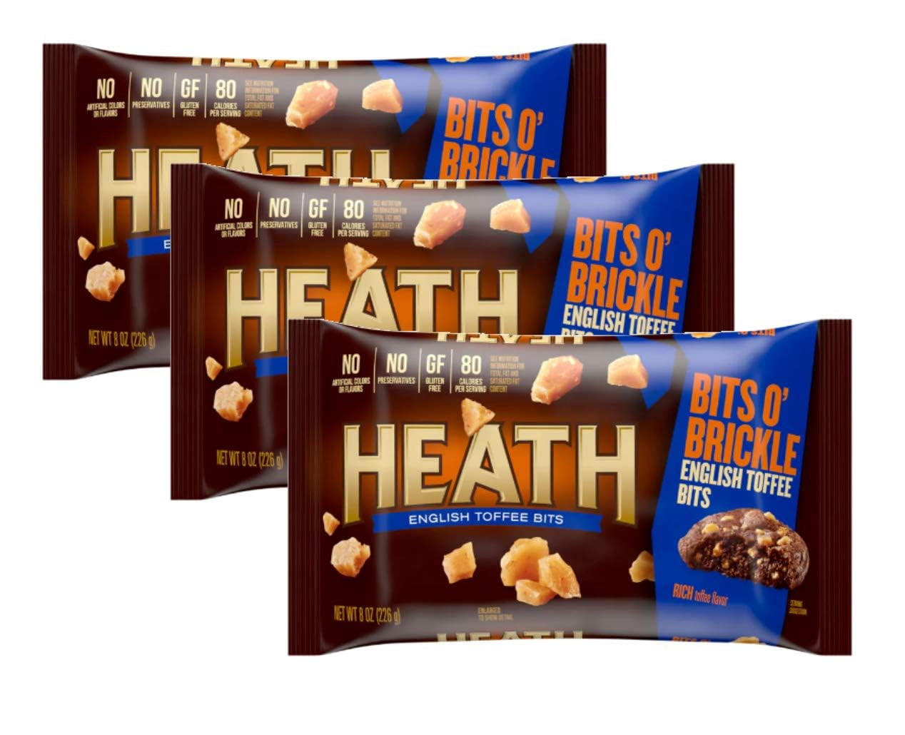 9 SHANI'S Heath Bits O’ Brickle Rich Toffee Flavor Gluten-Free No ...