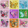 9 Set 5d DIY Butterfly Diamond Art Painting Kit with Tools Diamond Art ...