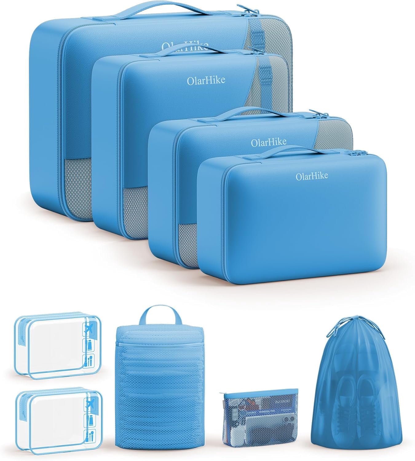9 Set Packing Cubes for Travel, Gifts for Women Mom,Anti-Tearing ...