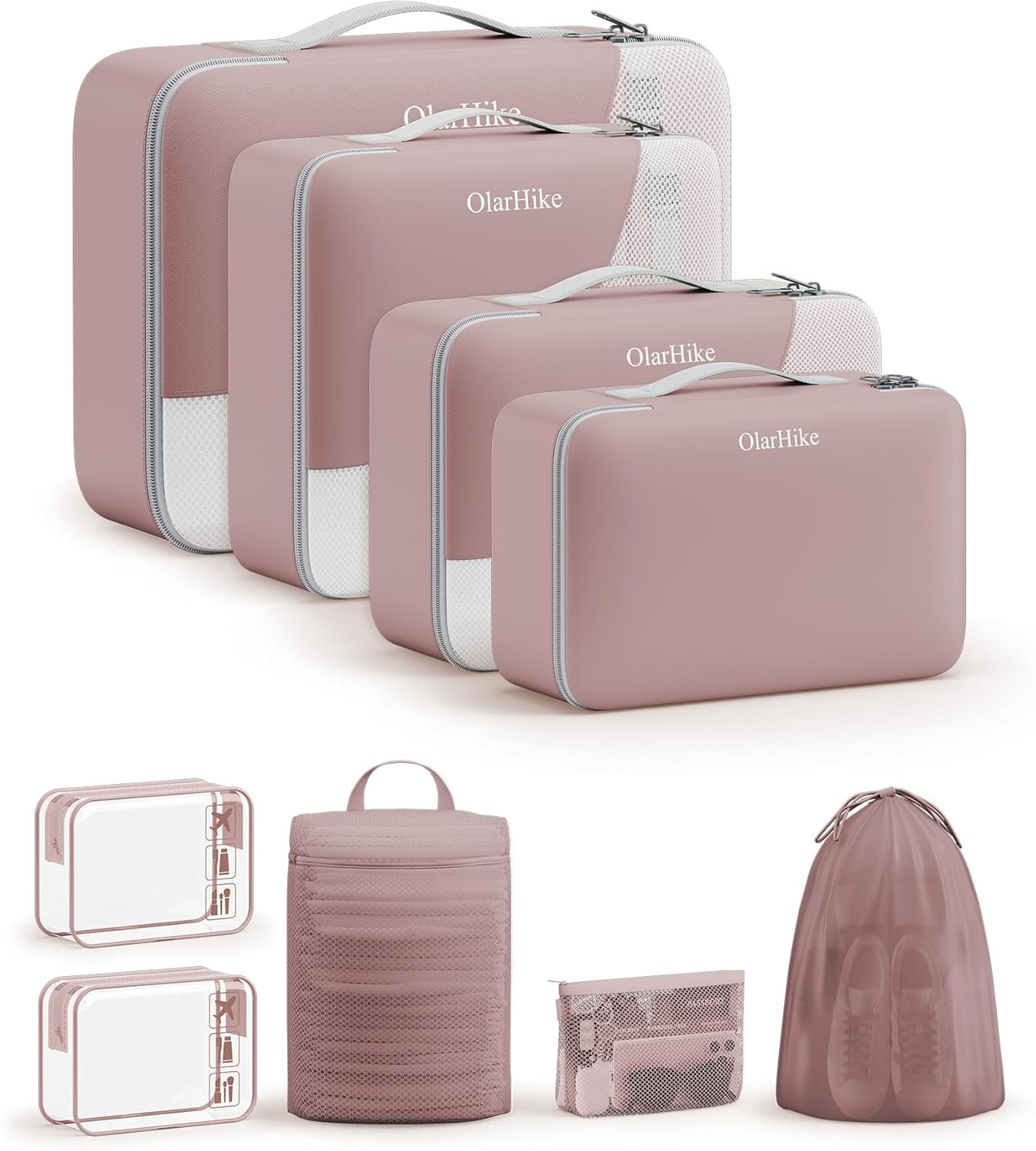 9 Set Packing Cubes for Travel, Gifts for Women Mom,Anti-Tearing ...