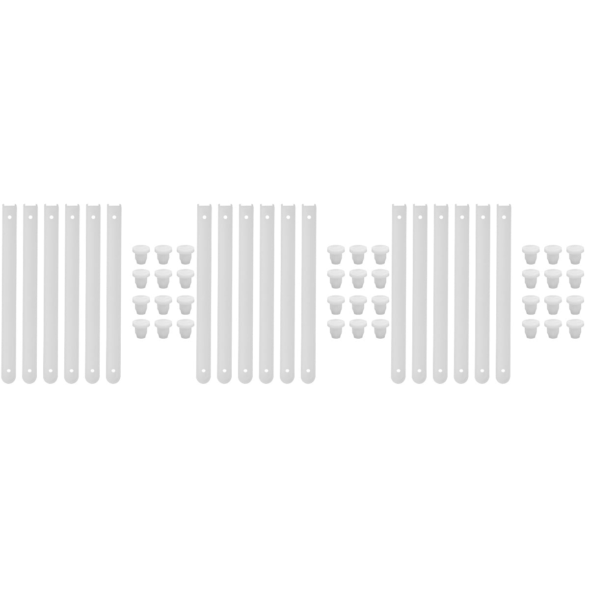 9 Sets Drawer Plastic Slides Replacement Parts Side Mount Cabinet ...