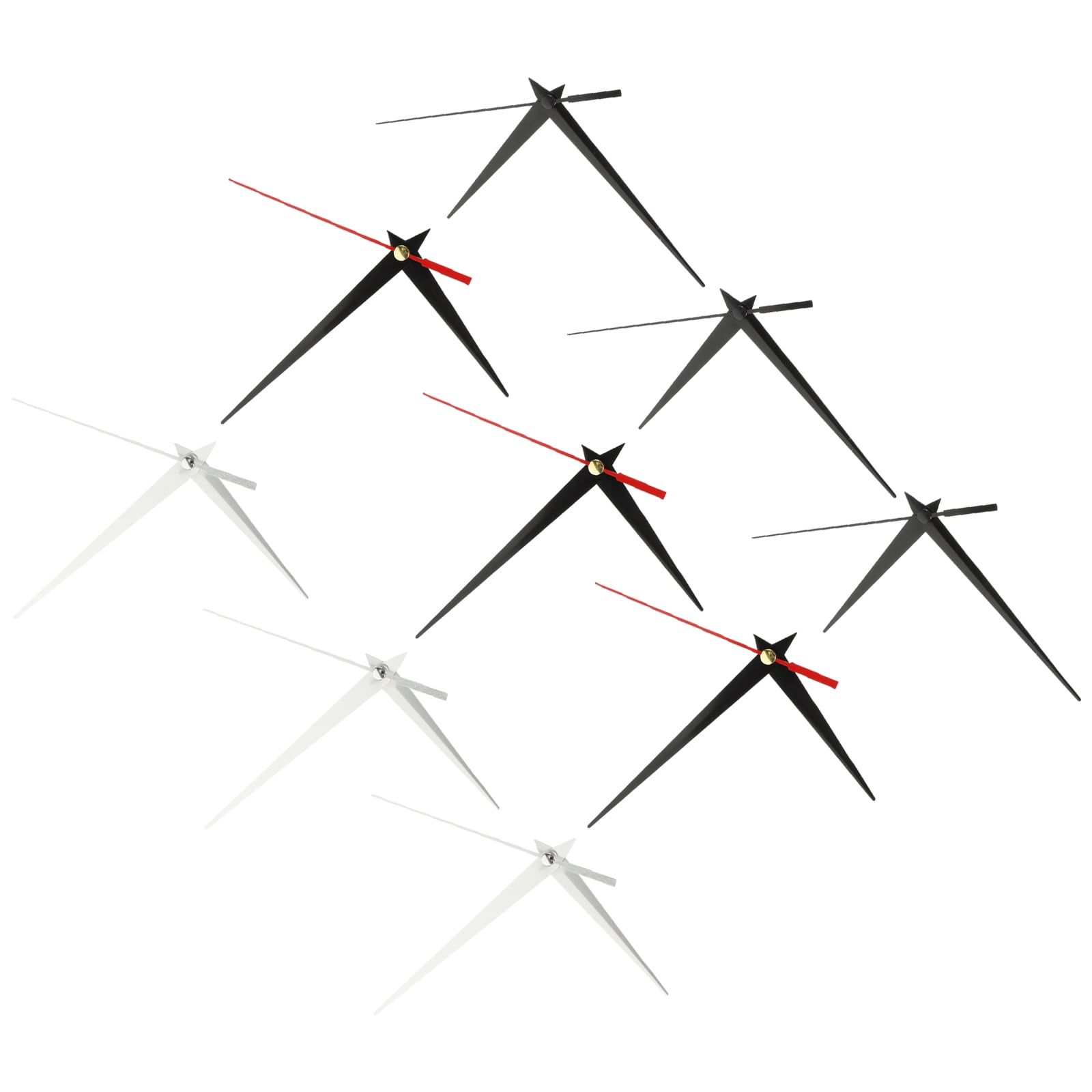 9 Sets of Aluminum Clock Hands Multi-function Clock Replacements ...