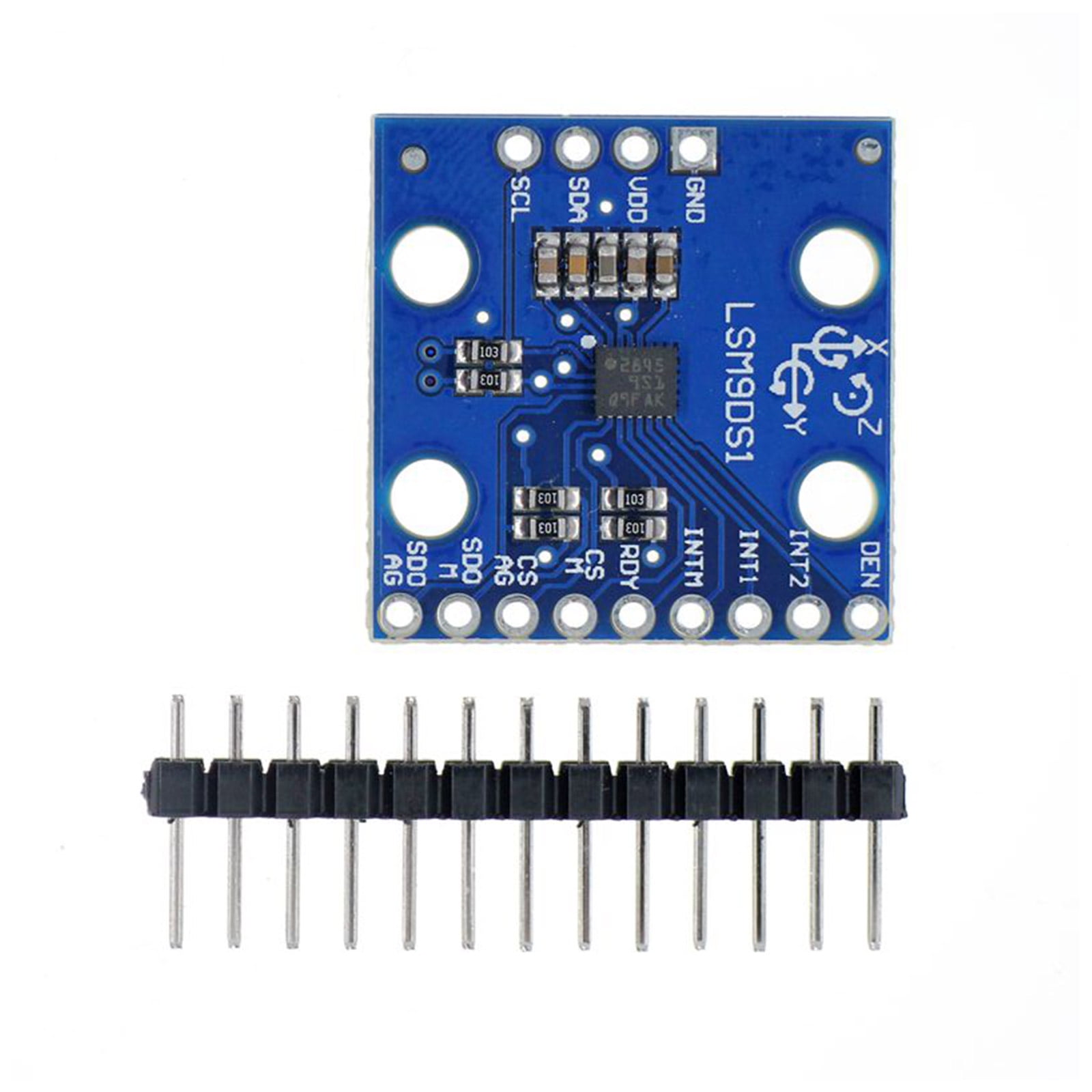 9 Shaft Attitude Sensory LSM9DS1 Electronic Accelerometer Gyroscope ...
