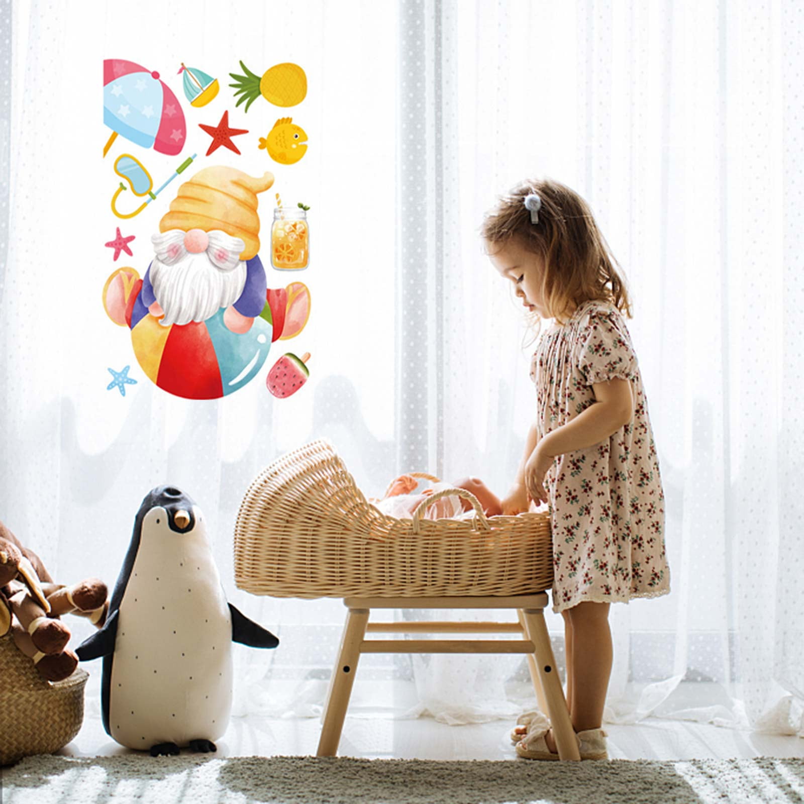 9 Sheet Back to School Window Clings, Pencil Book Globe Schoolbag ...