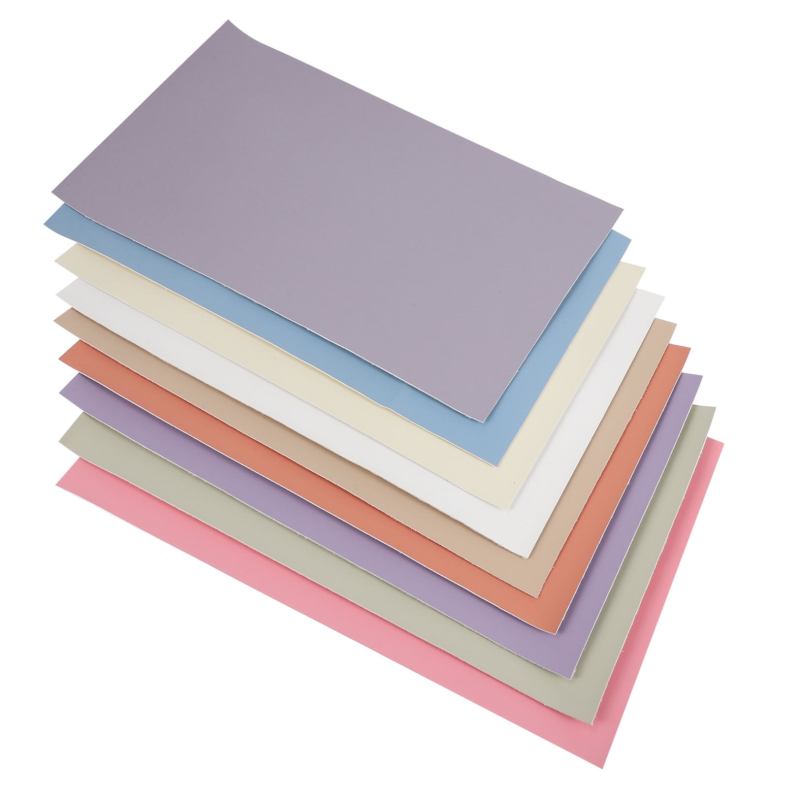 9 Sheets of Decorative Sheet Crafts Making Colorful Leather Sheet DIY ...
