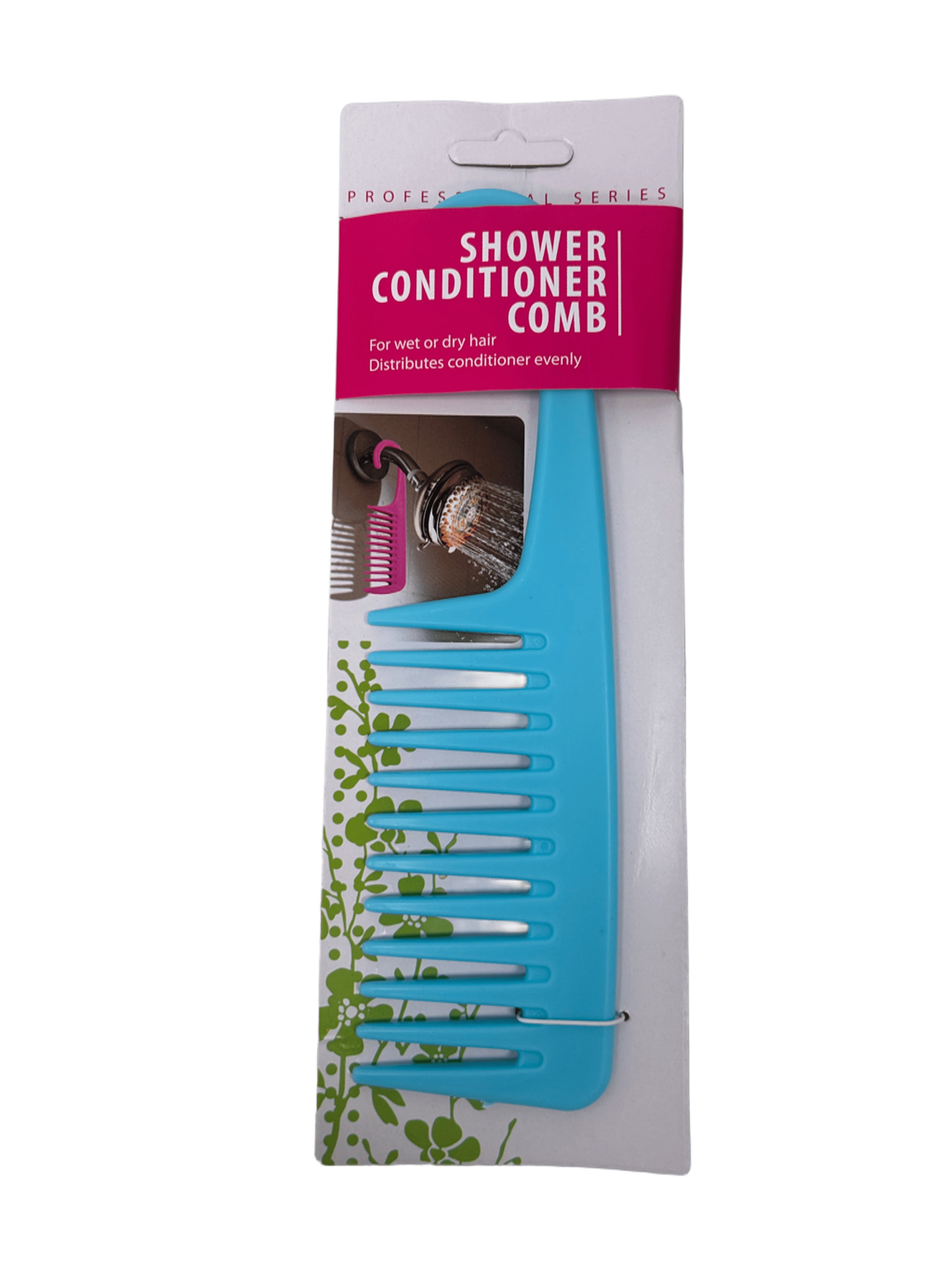 9 in Shower Conditioner Comb with Hook, Distribute Conditioner Evenly ...