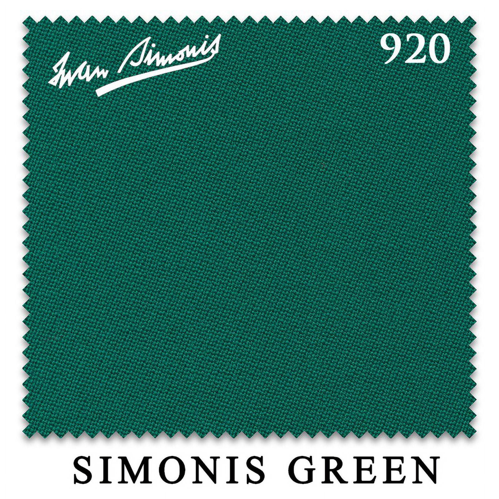 Simonis 9' 920 Pool Table Cloth - Simonis Green - Durable, High-Quality ...
