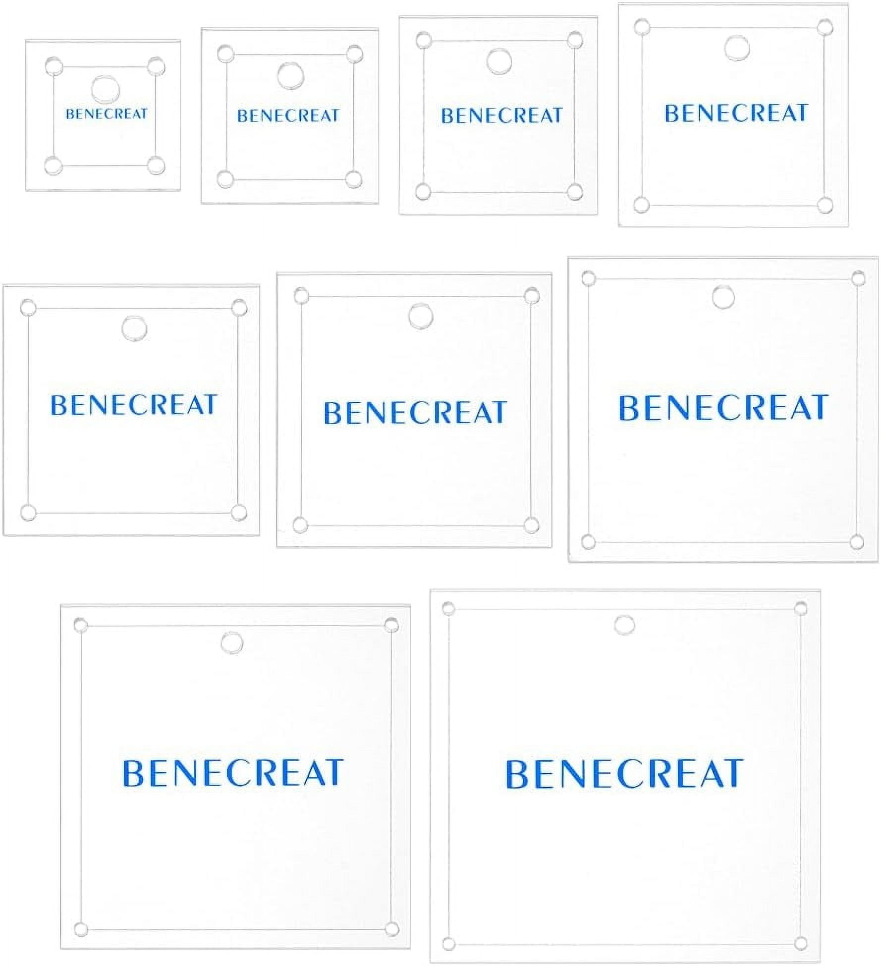 9 Sizes Square Quilting Template Acrylic Quilting Ruler Transparent ...