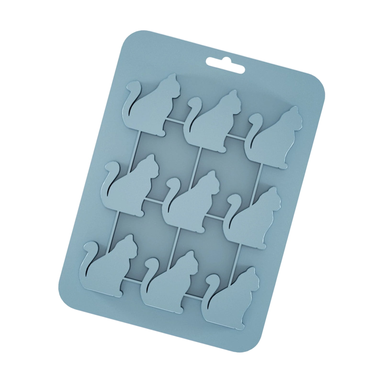 9 Slot Ice Molds Cats Shape Practical Tray Drink Chilling Accessory for ...