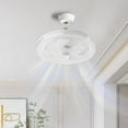 9" Socket Fan Light, E26 Ceiling Fan with Lights, Modern Ceiling Fan ...