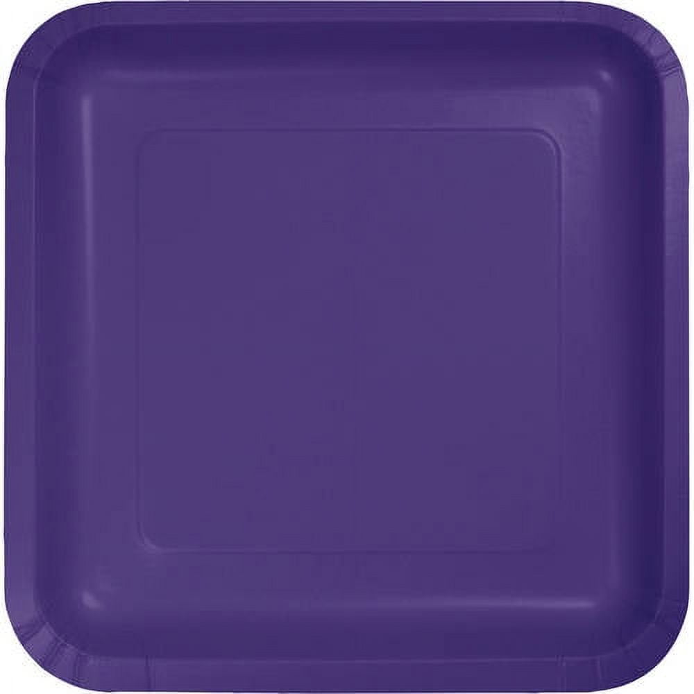 9" Square Disposable Paper Dinner Plates, 18 Pack - Walmart.com