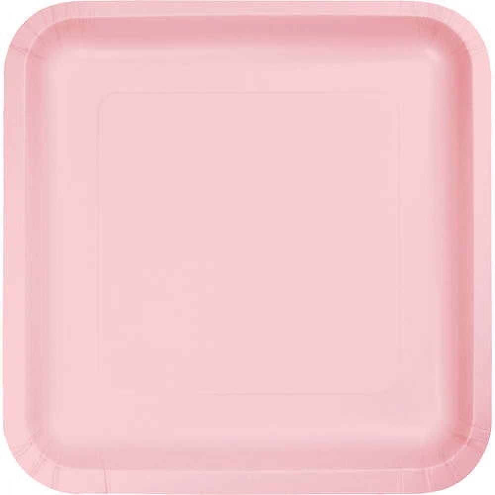 9" Square Disposable Paper Dinner Plates, 18 Pack - Walmart.com