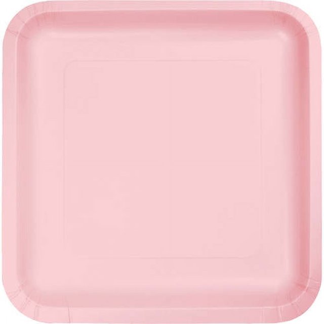 9" Square Disposable Paper Dinner Plates, 18 Pack - Walmart.com