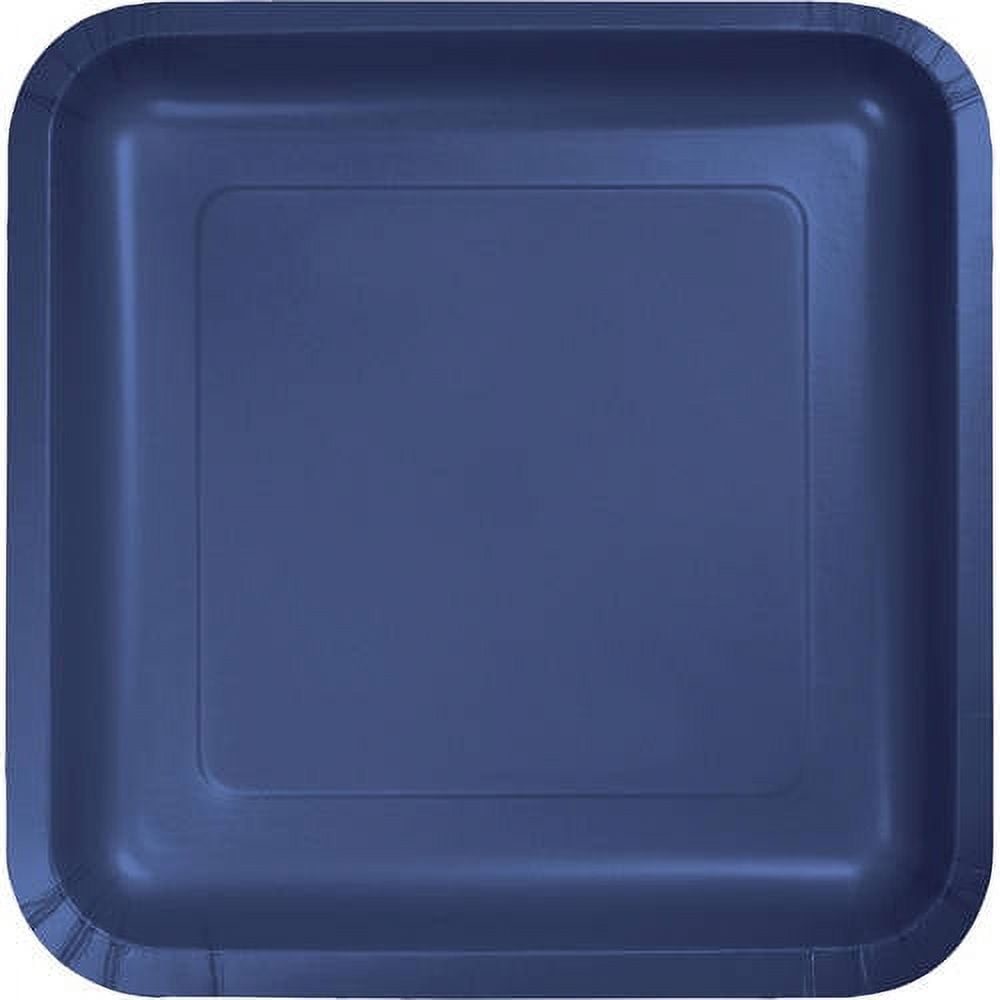 9" Square Disposable Paper Dinner Plates, 18 Pack - Walmart.com