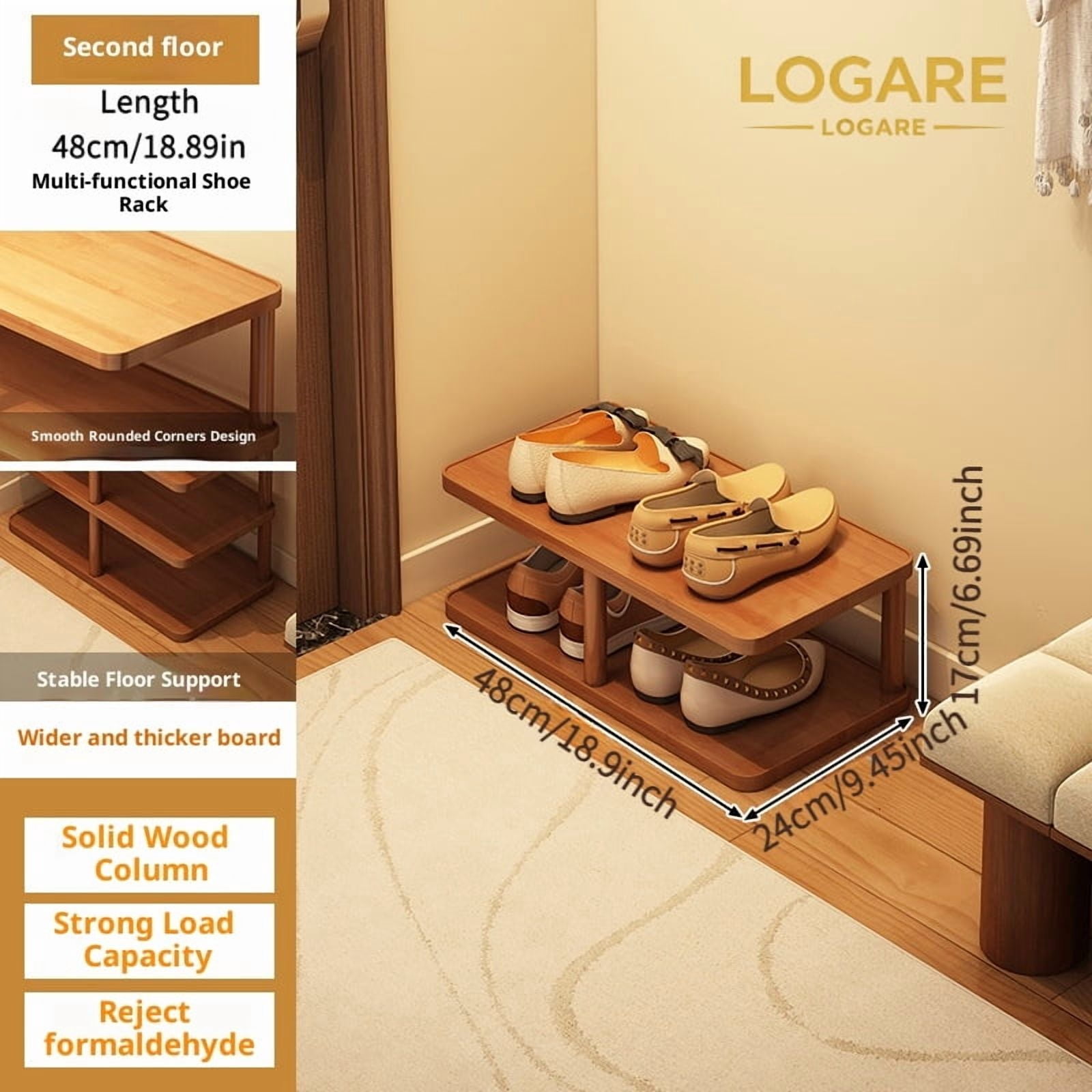 9-Story Shoe Cabinet: Space-Saving, Large Capacity Rack for Small ...