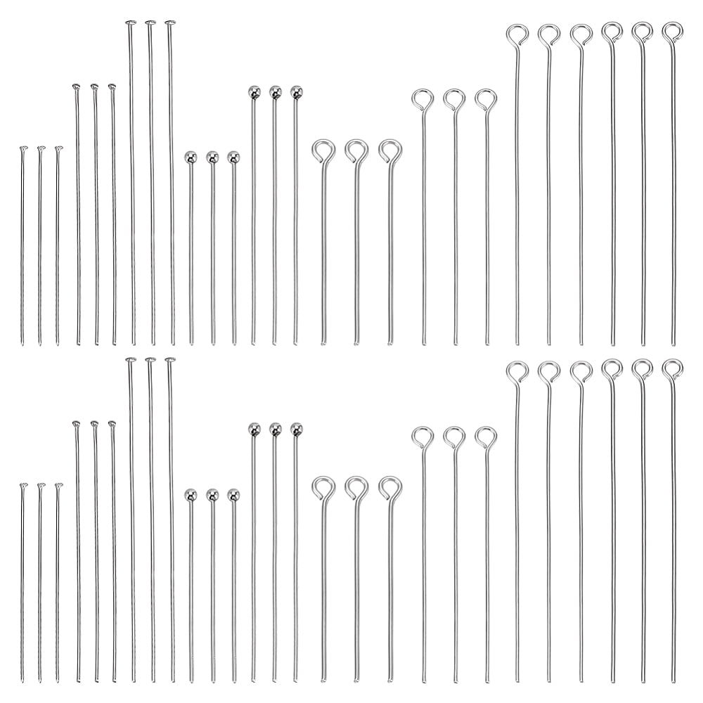 9 Styles 304 Stainless Steel Flat Head Ball Head Eye Pins Stainless ...