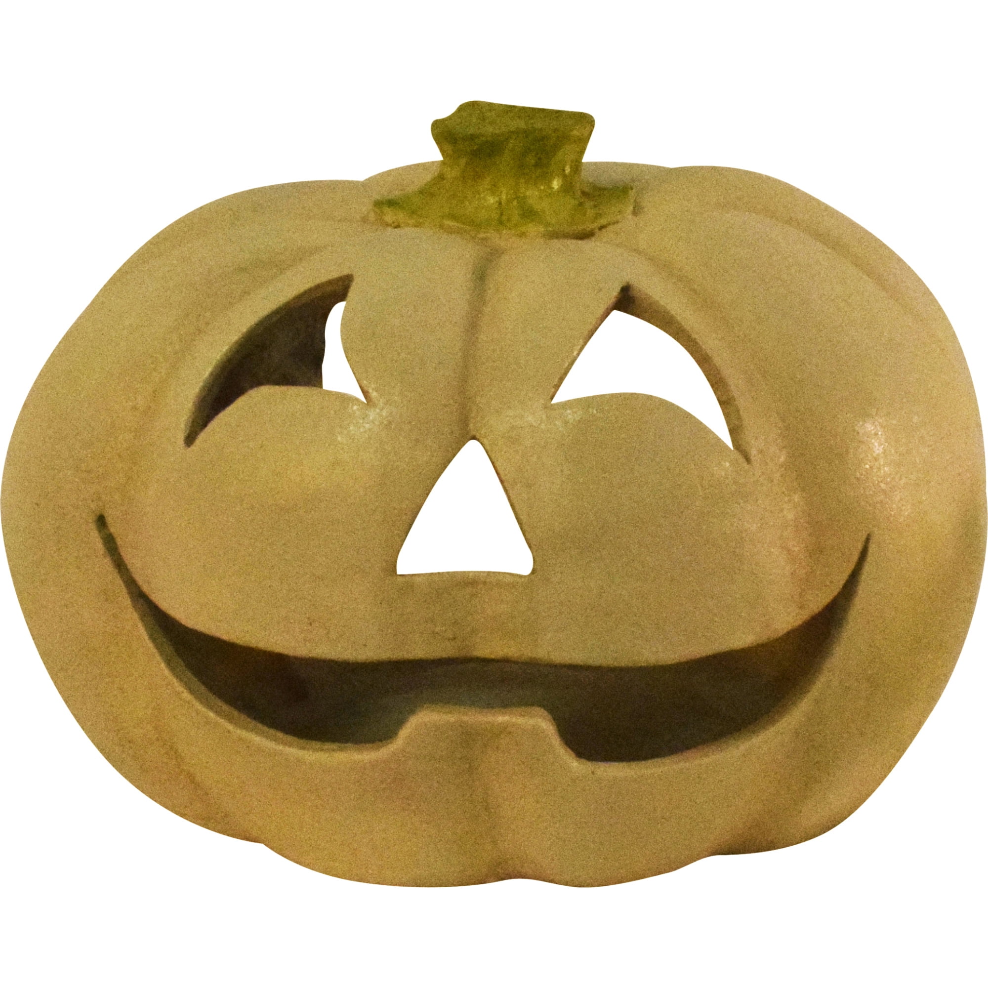 9" Tall Good Tiding Halloween Luminary Jack O Lantern, Light Orange ...
