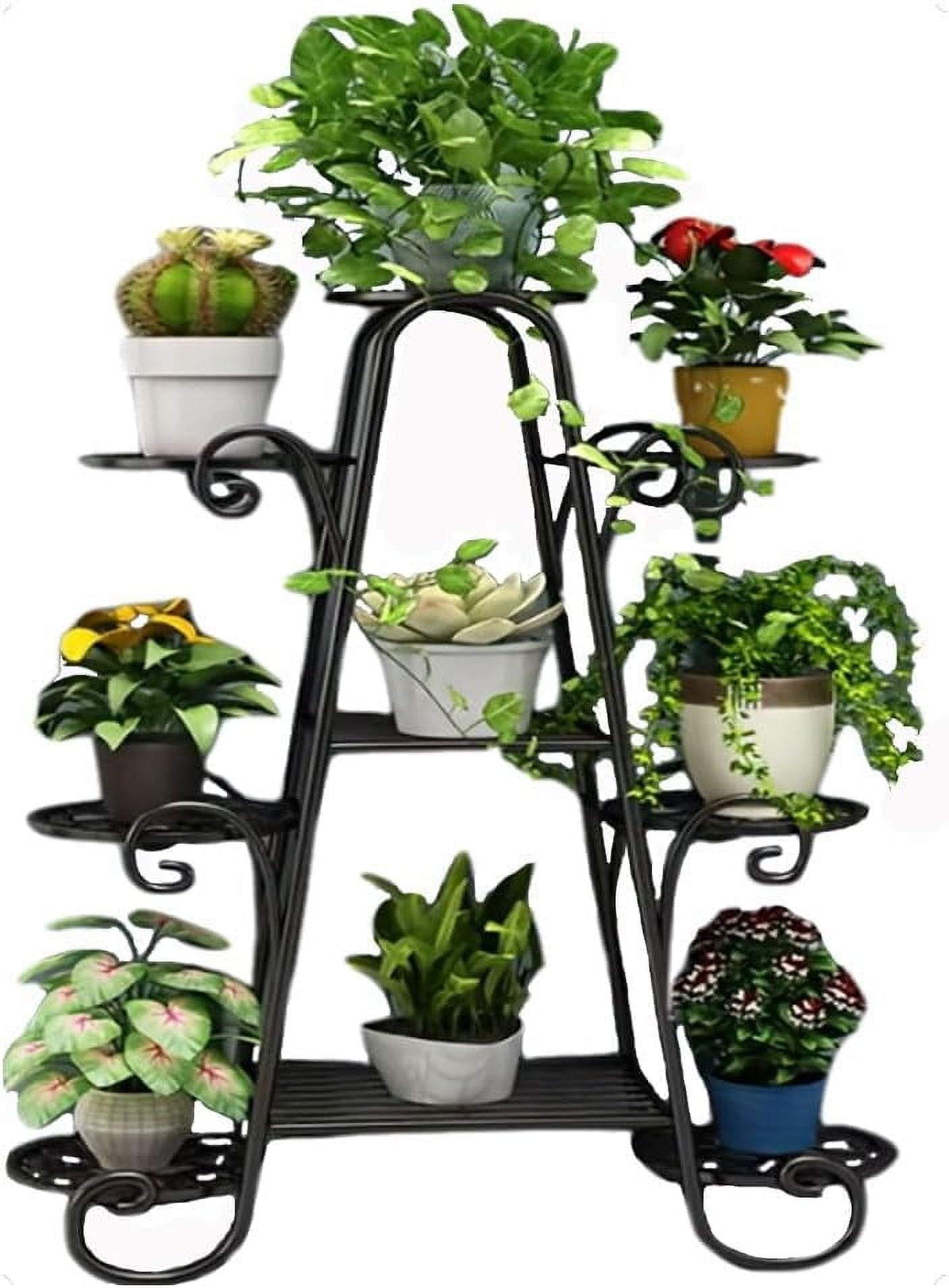 9 Tier Plant Stands for Indoors and Outdoors, Flower Pot Holder Shelf ...