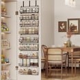 9-Tier Spice Rack Organizer with Door Hook, Wall Mount, and Extra Large ...