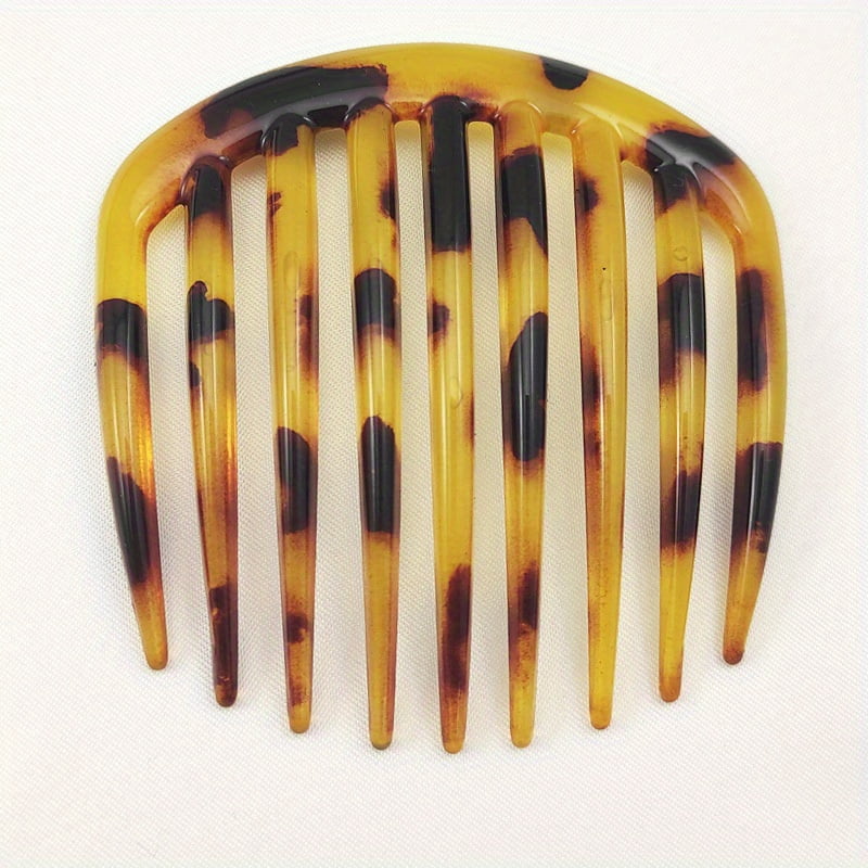 9-Tooth Plastic Hair Comb | Glossy End, Suitable for Relaxed-Textured ...