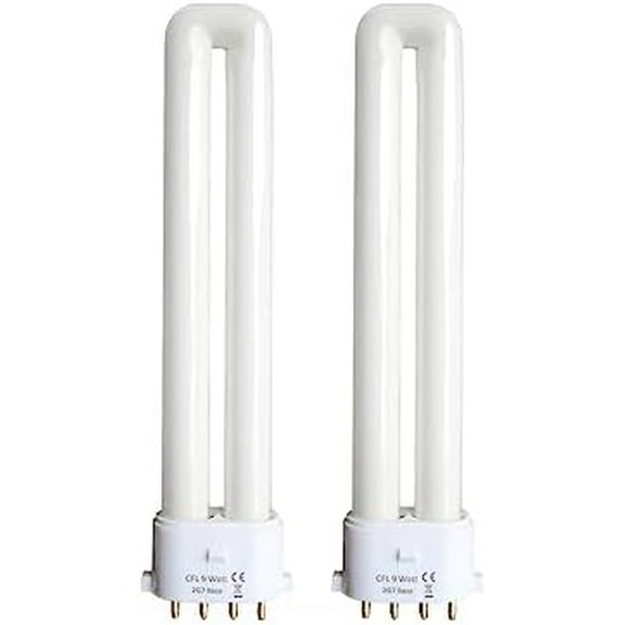 9 Watt 2G7 Base Fluorescent Light Bulb,Replacement for Satco S8365,6416,Coleman Lantern Bulb ...