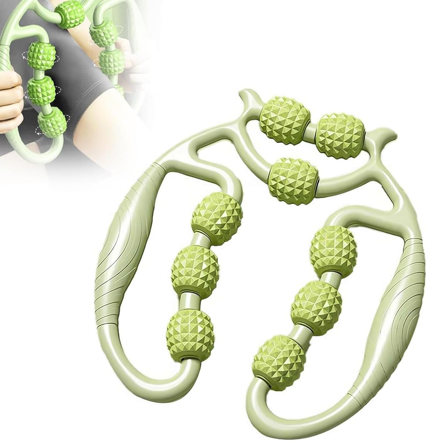 9 Wheel Circular Leg Clamp Roller , Handheld Multifunctional Ring ...