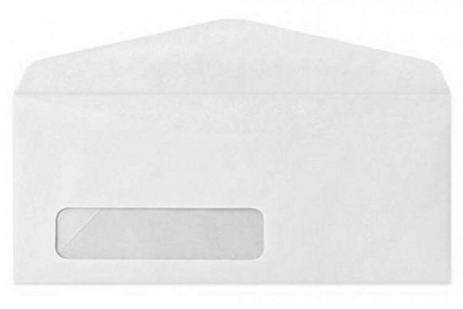 #9 White Window Envelopes Size 3.875" x 8.875" - Pack of 100 - Walmart.com