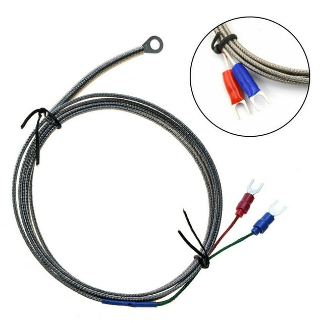9 x 6mm Probe Ring K Type Thermocouple Temperature Sensor 1 Meter long ...