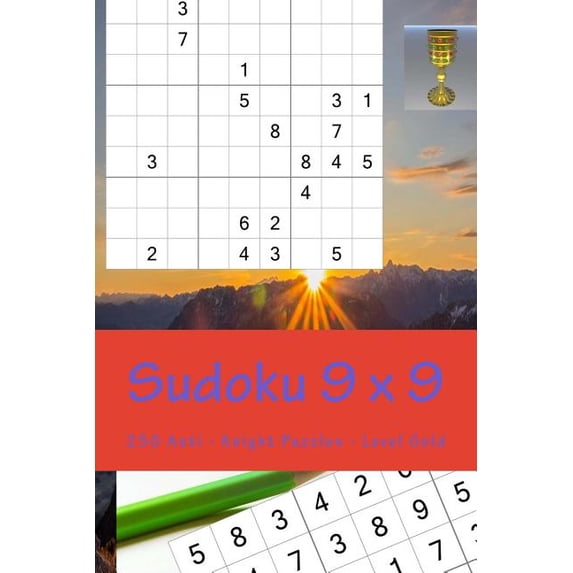 9 X 9 Pitstop Sudoku 9 x 9 - 250 Anti - Knight Puzzles - Level Gold ...