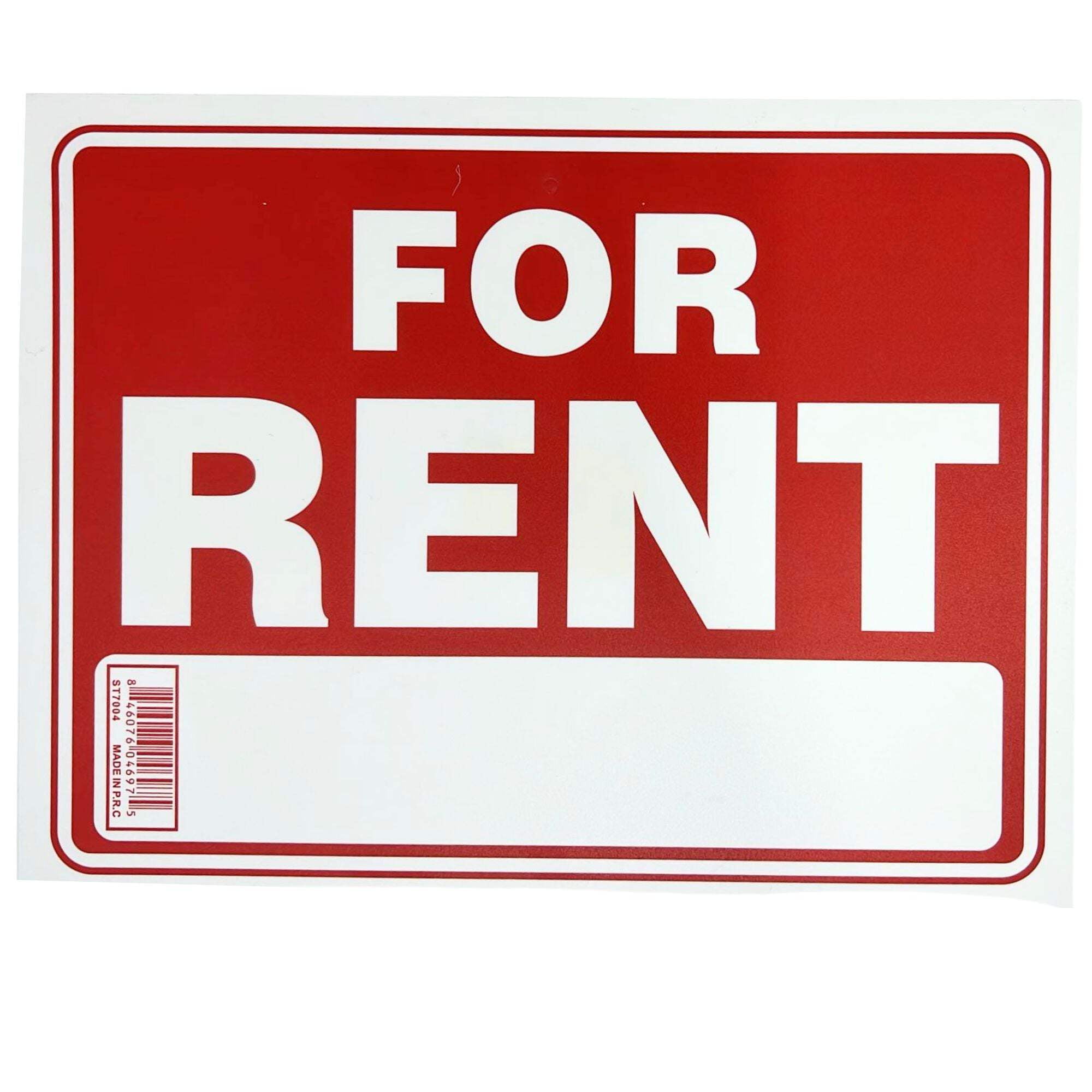 9"X12" "FOR RENT" Plastic Signage Sign-1CT - Walmart.com