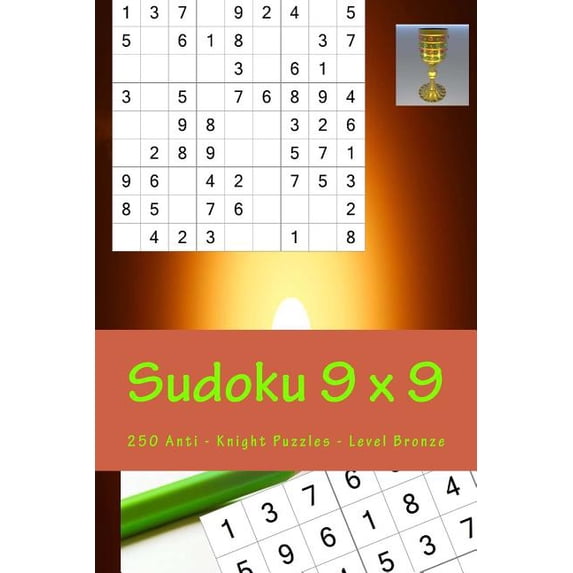 9 X9 Pitstop Sudoku 9 x 9 - 250 Anti - Knight Puzzles - Level Bronze ...