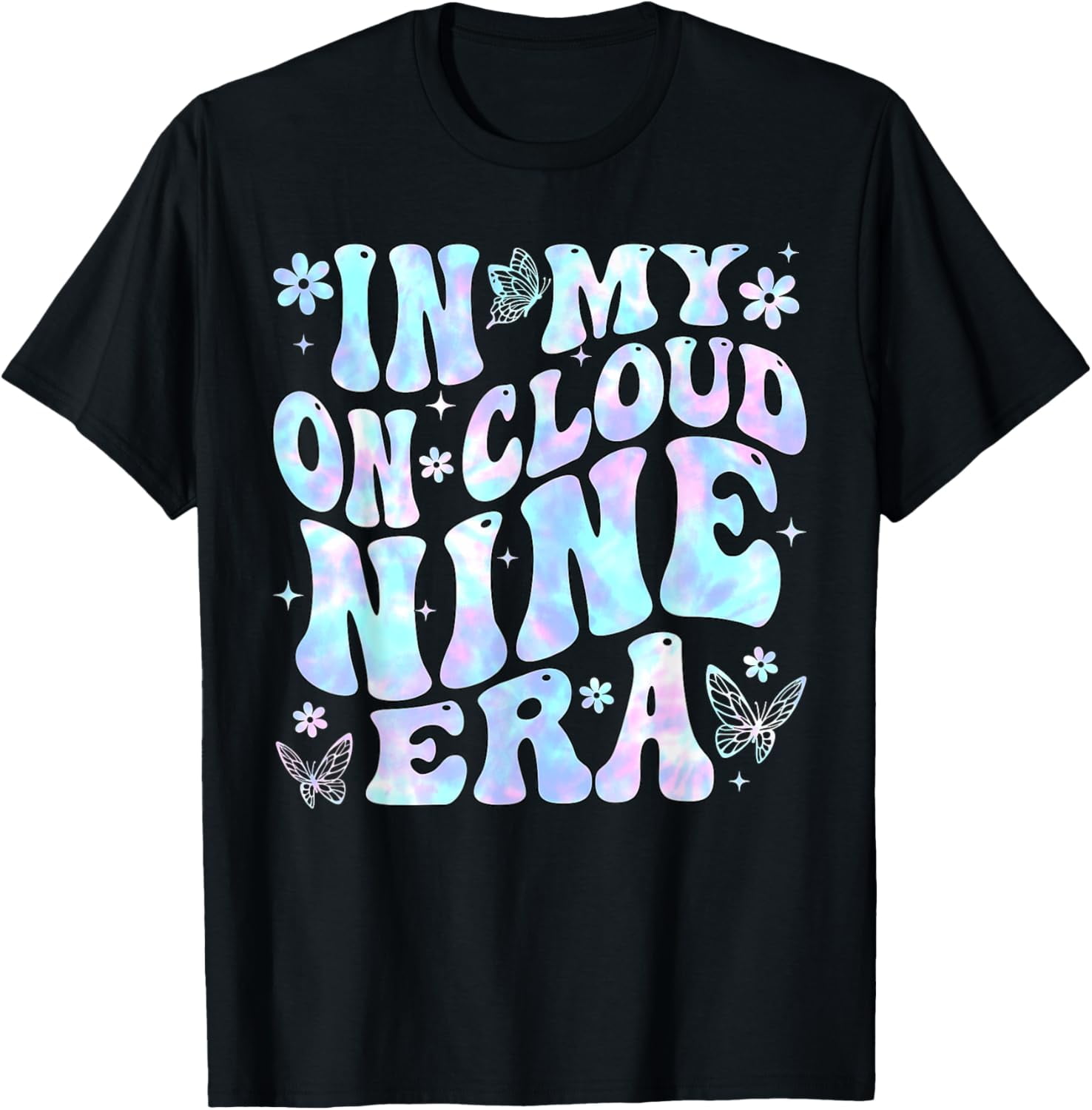 9 Year Old Birthday Decorations In My On Cloud Nine Era 9th T-Shirt ...