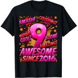9 Year Old Gifts For Girls 9Th Birthday 9 Year Old Unisex T-Shirt S-5XL ...