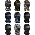 9 count Camo Balaclava Ski Mask Full Sun Mask for Men Women Cover ...