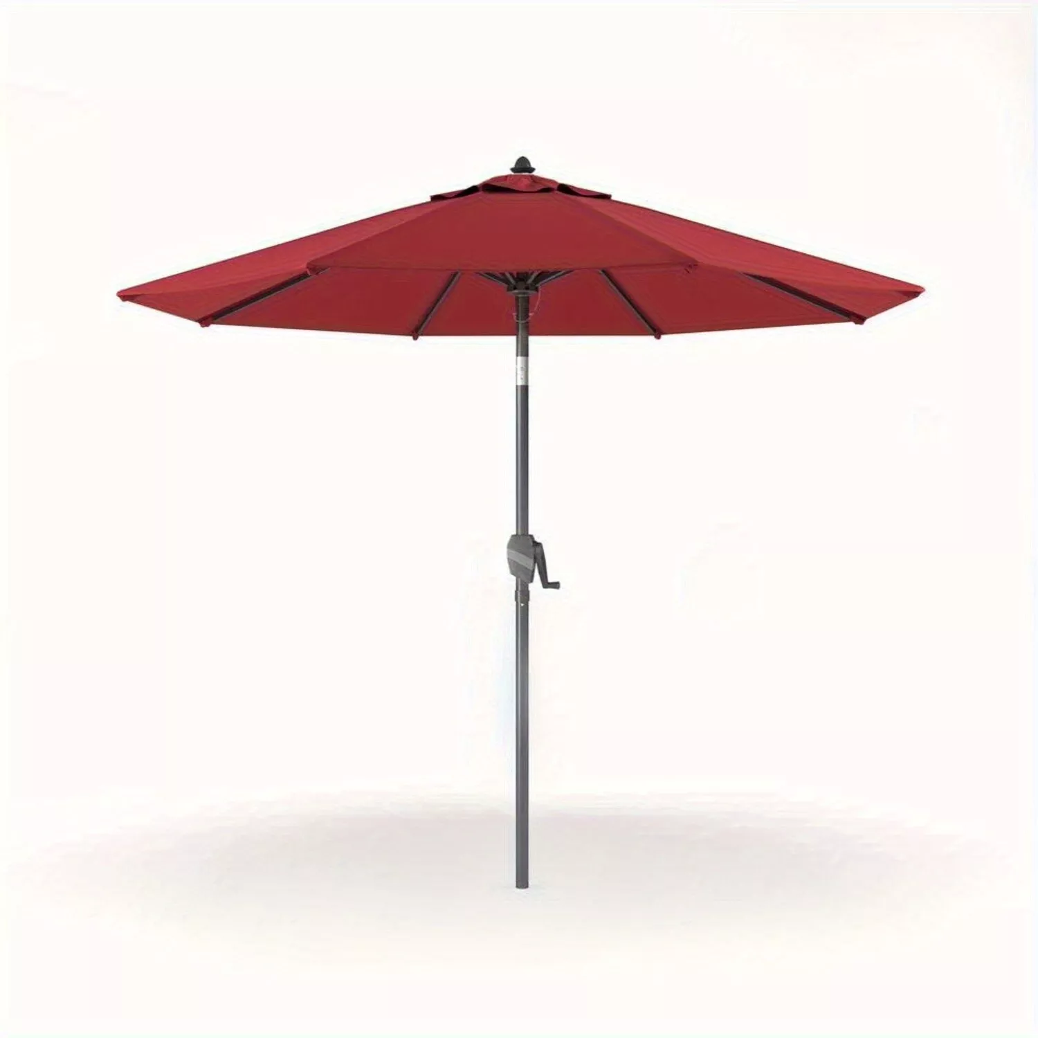 9 foot outdoor umbrella outtable umbrella with button tilt and crank ...
